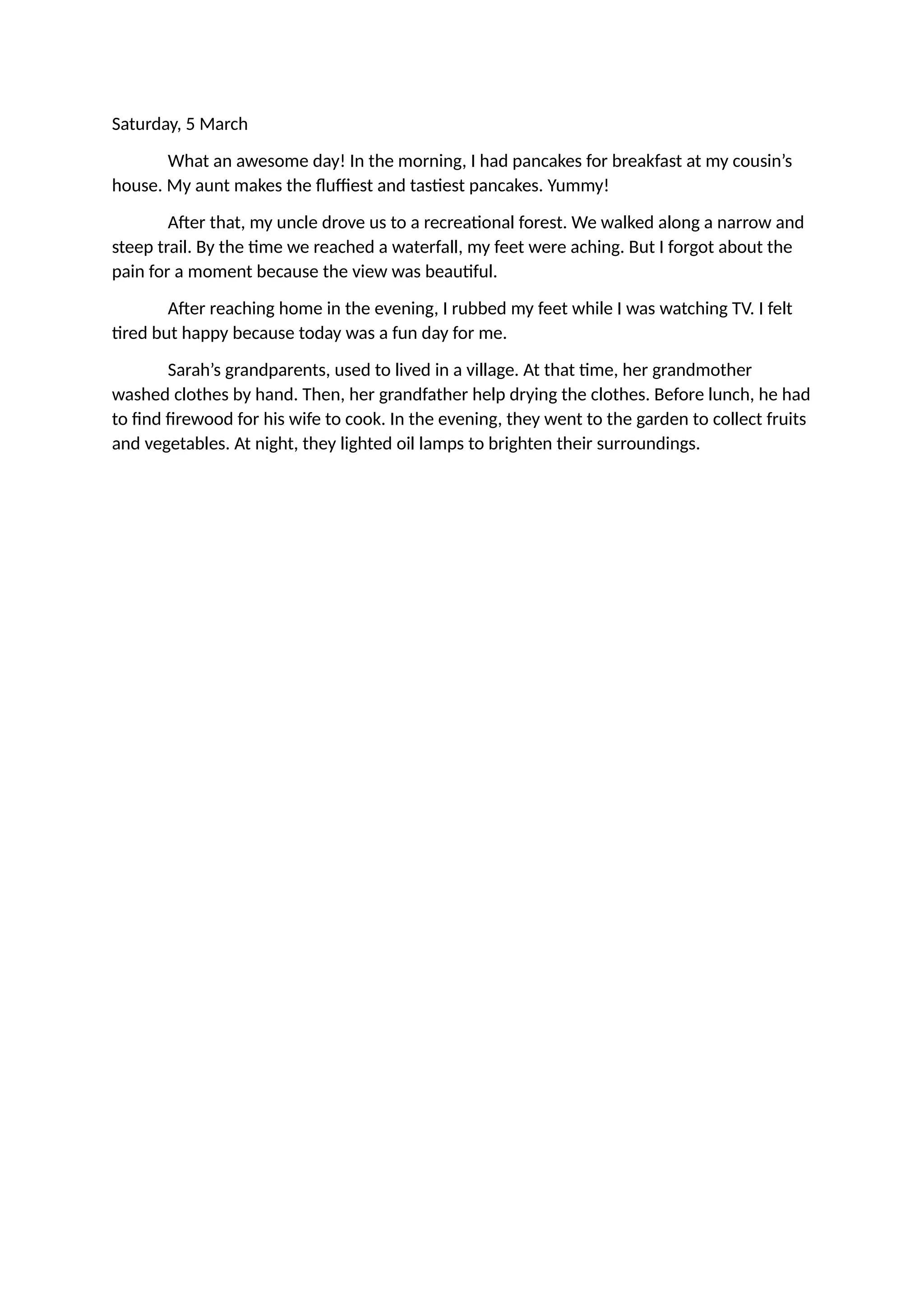 DIARY ENTRY year 6 for primary school.docx