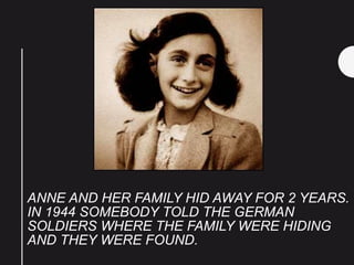 DIARY OF ANNE FRANK INTRODUCTION | PPT