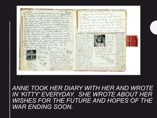 DIARY OF ANNE FRANK INTRODUCTION | PPT