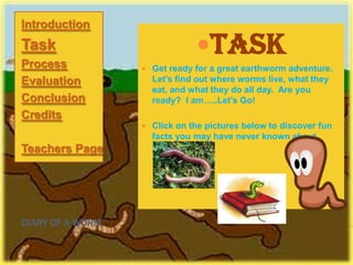 Diary of a worm | PPSX