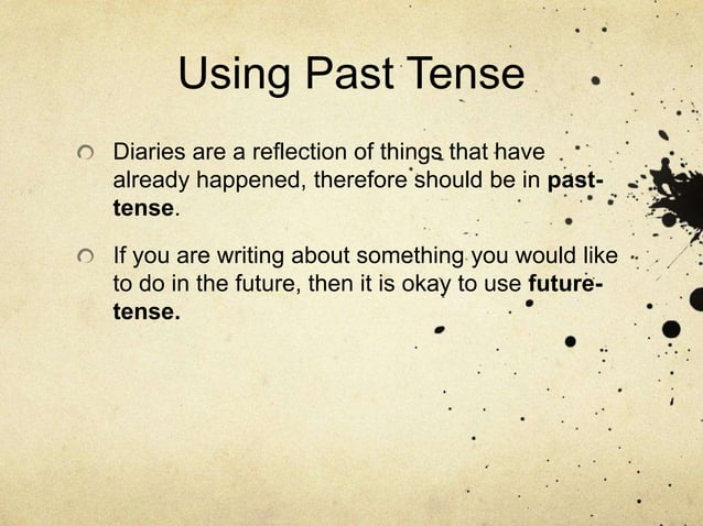 Diary presentation 12 7 | PPT