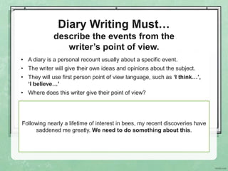 diary_writing | PPT