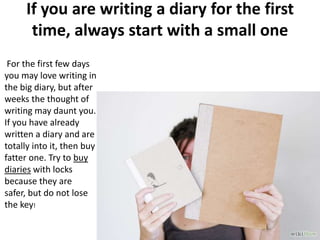 Diary Writing KS3 (Year 7) | PPTX
