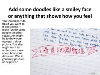 Diary Writing KS3 (Year 7) | PPTX