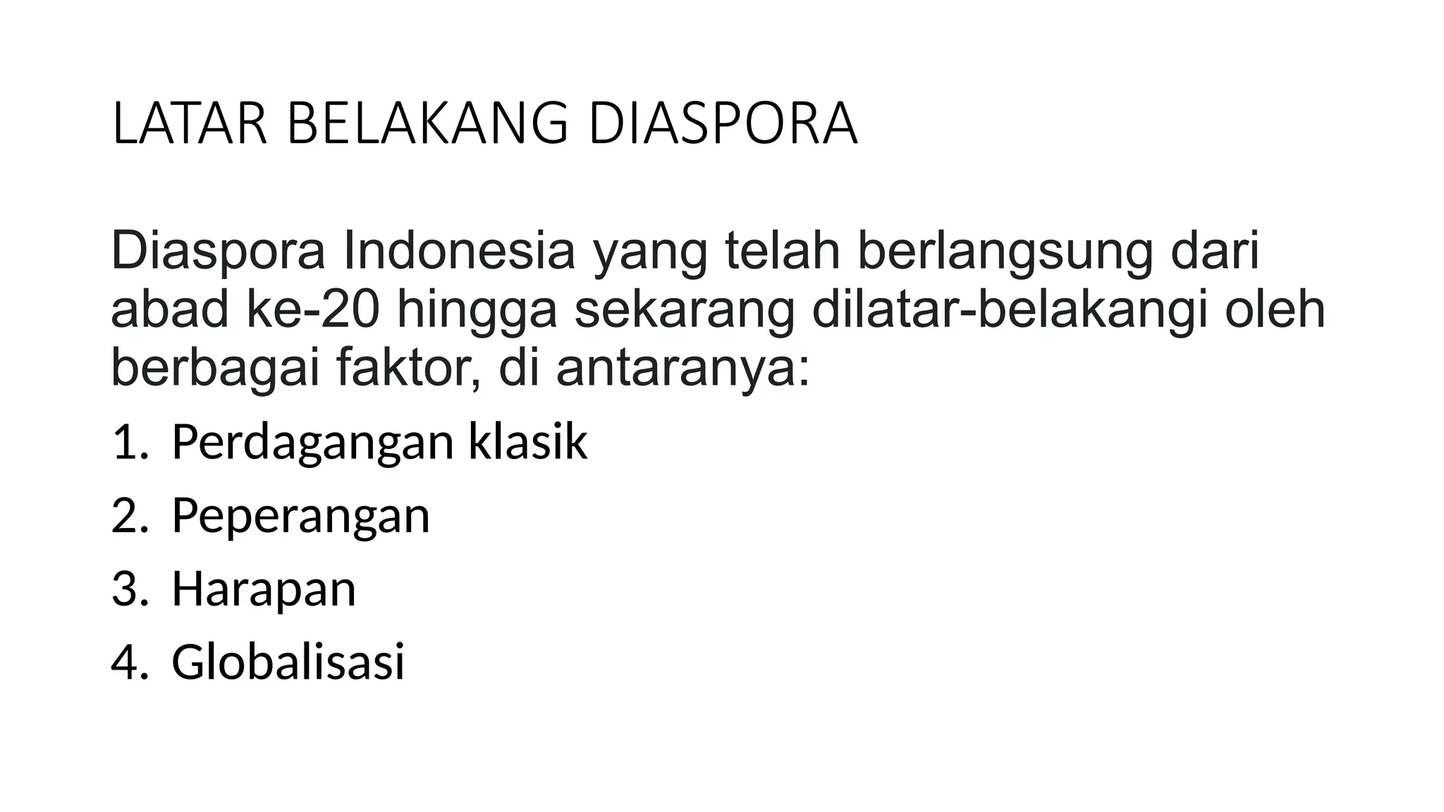 Diaspora bangsa Indonesia materi IPS kelas VII | PPTX