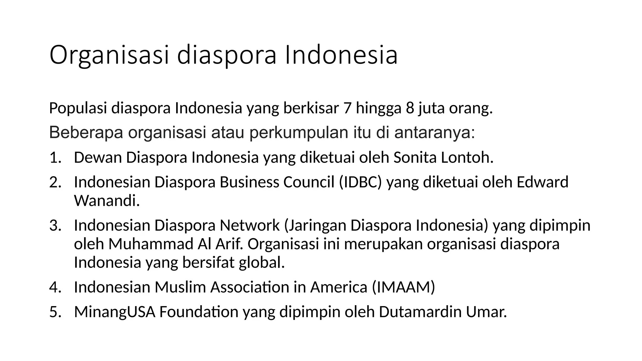 Diaspora bangsa Indonesia materi IPS kelas VII | PPTX