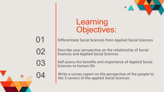 Defining the Social Sciences and Applied Social Sciences- Lesson 1.pptx
