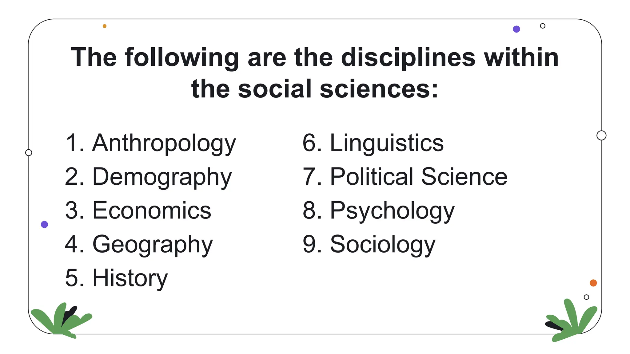 Discipline and Ideas in applied Social Sciences | PPTX