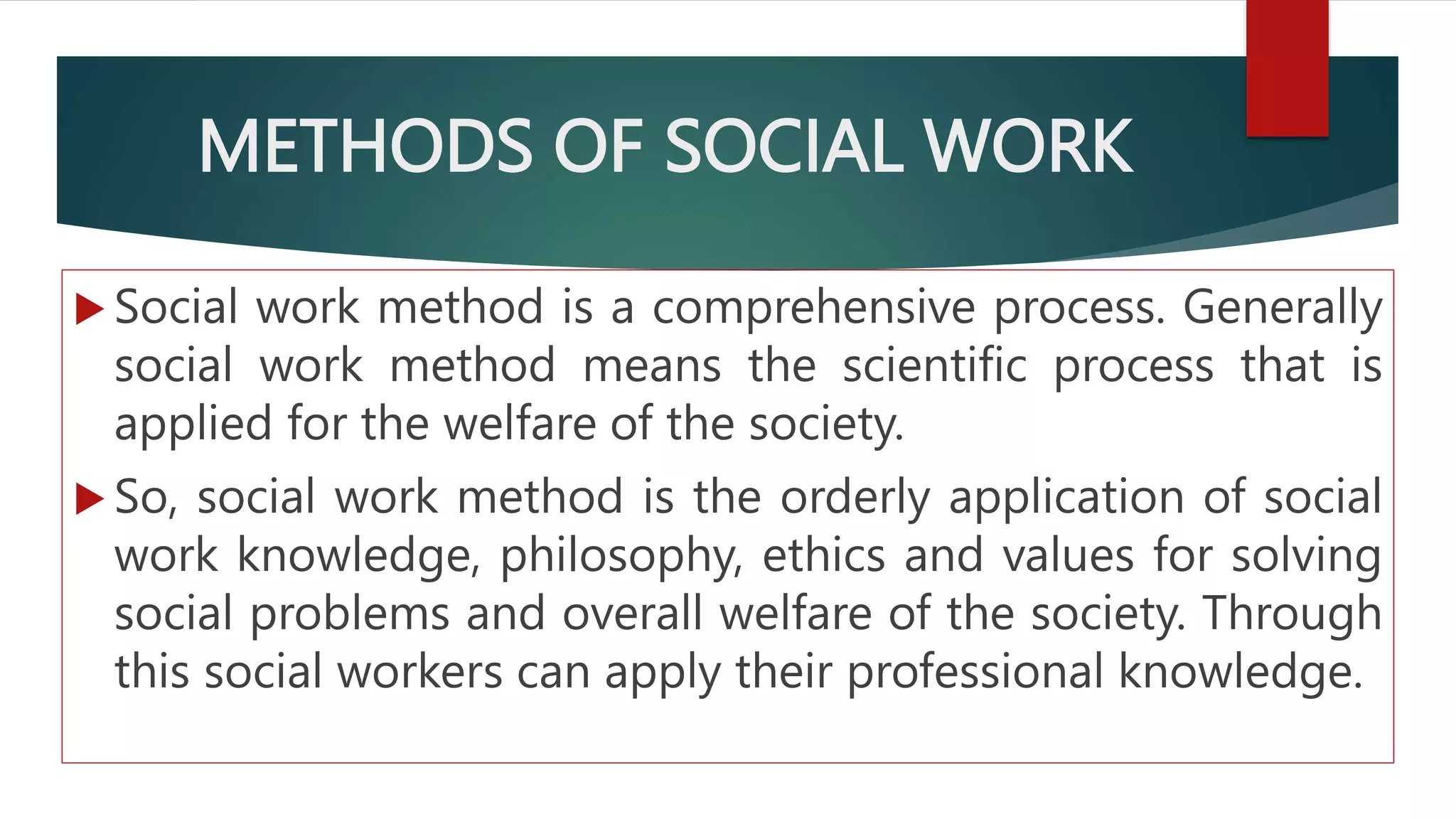 DIASS UNIT II, LESSON 4_SETTINGS, PROCESSES, METHODS, AND TOOLS IN ...