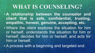 DIASS UNIT I, LESSON 1_THE DISCIPLINE OF COUNSELING.pptx