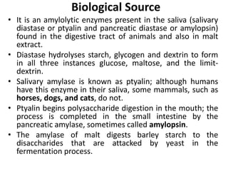 DIASTASE Enzyme- Amylase | PPTX