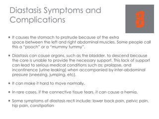 Diastasis - Prevention and Correction | PPTX
