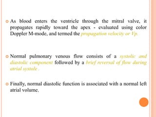 Diastolic Dysfunction 2016 | PPTX