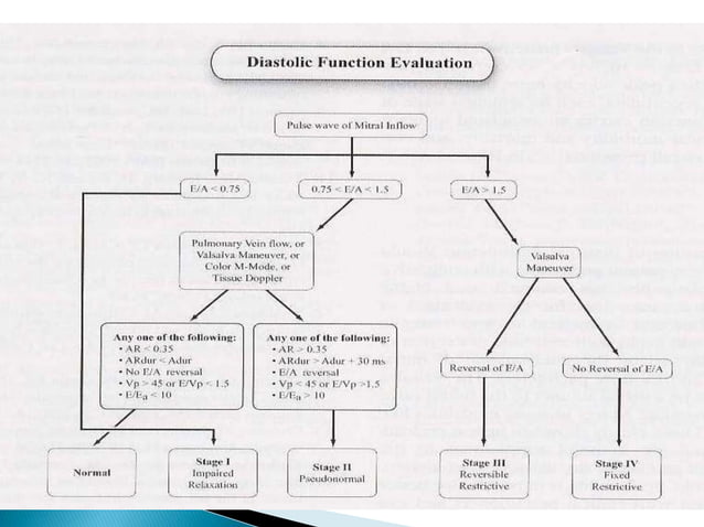 ECHOCARDIOGRAPHIC EVALUATION of LEFT VENTRICULAR DIASTOLIC FUNCTION toufiqur rahman NICVD | PPSX ...