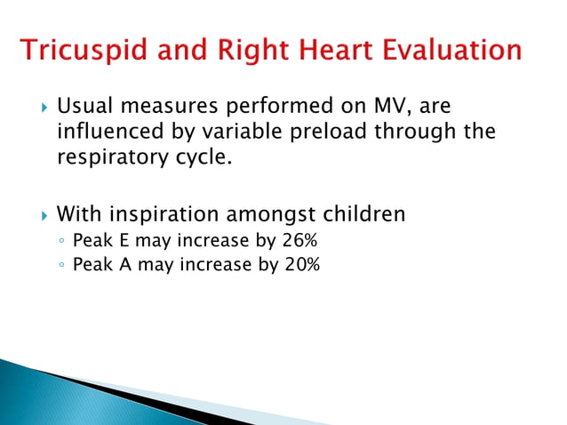 ECHOCARDIOGRAPHIC EVALUATION of LEFT VENTRICULAR DIASTOLIC FUNCTION ...