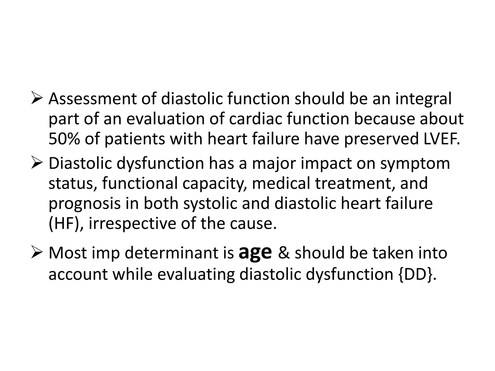 Diastolic dysfunction | PPTX