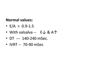 Diastolic dysfunction | PPTX