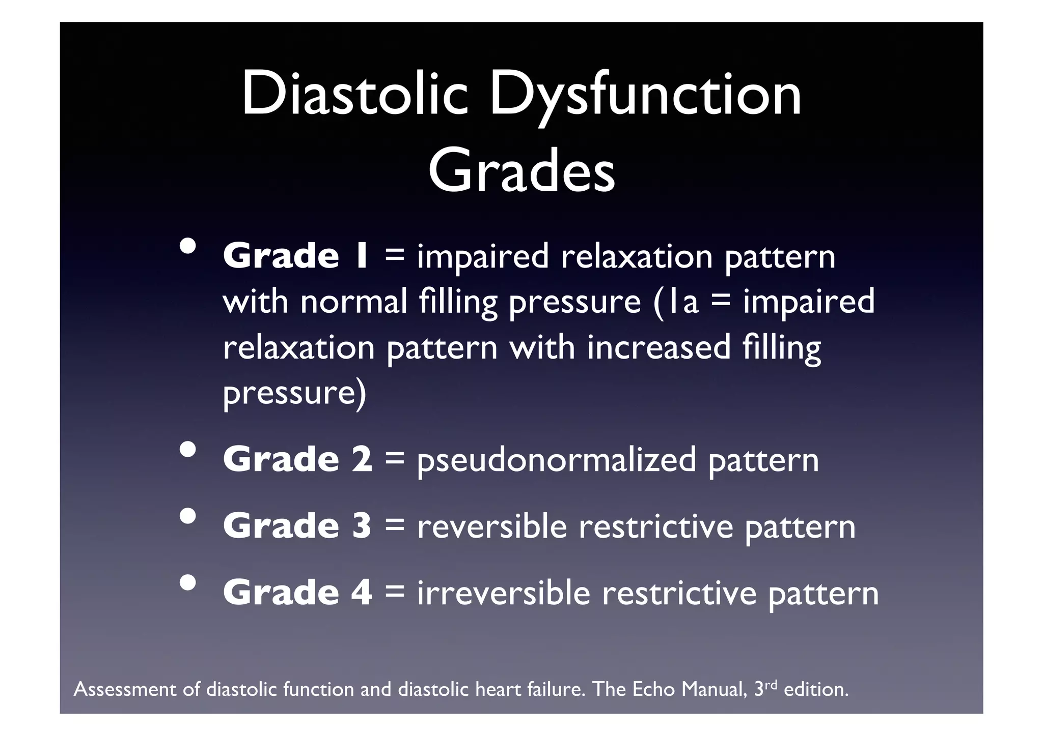 Echocardiographic Evaluation of LV Diastolic Function | PDF