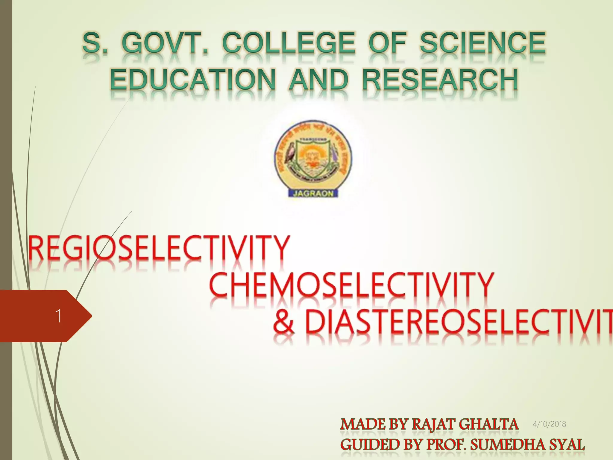 Diastreoslectivity,chemoslectivity&regioslectivity crams rule felkin ...