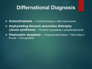 Diastrophic dysplasia | PPTX