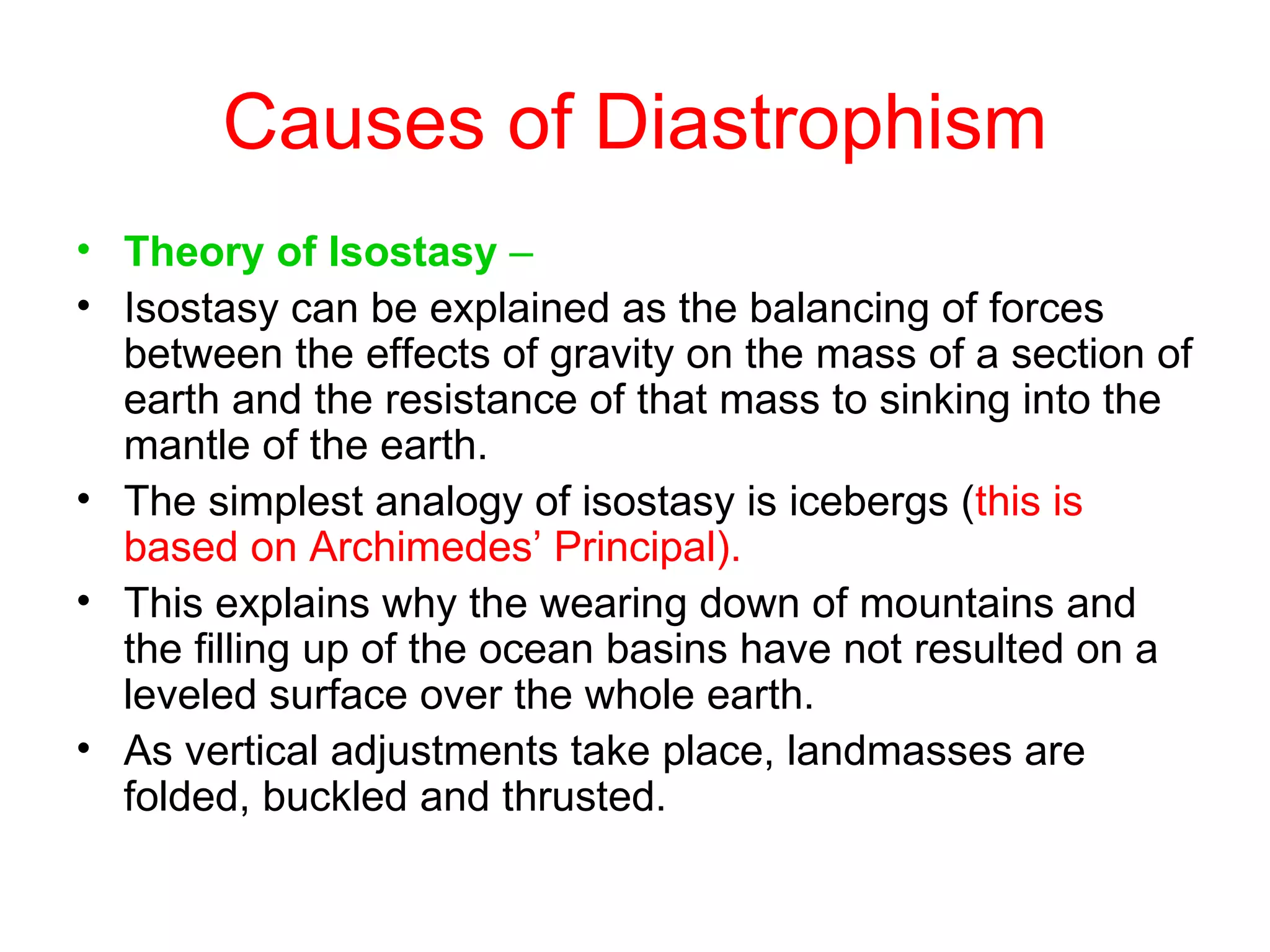 Diastrophism | PPT