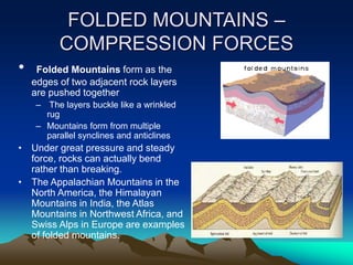 DIASTROPHISM - FOLDING FAULTING AND MORE | PPT