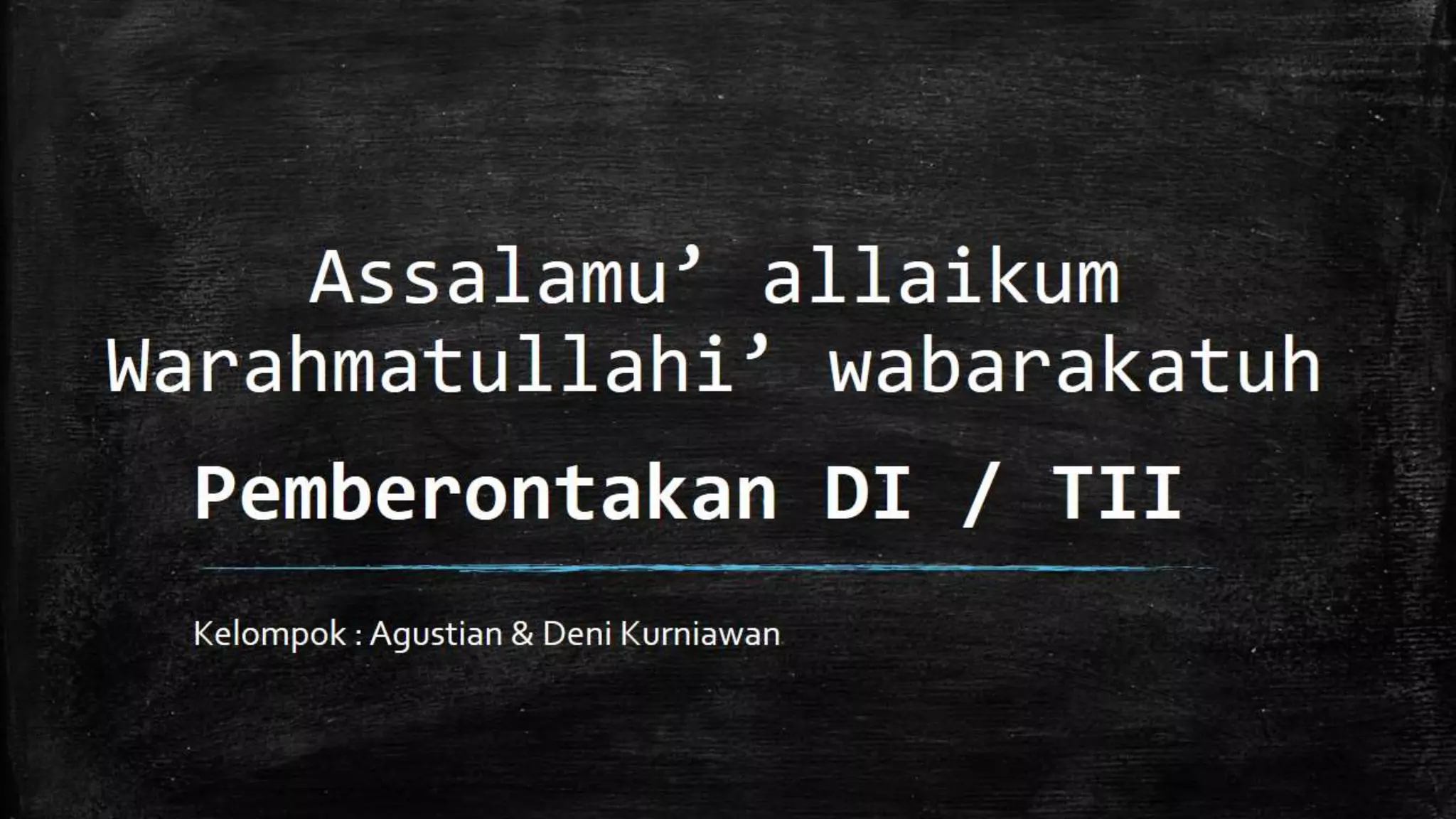 Darul Islam / Tentara Islam Indonesia | PPTX