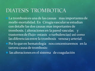 Diatesis Trombotica.pptx