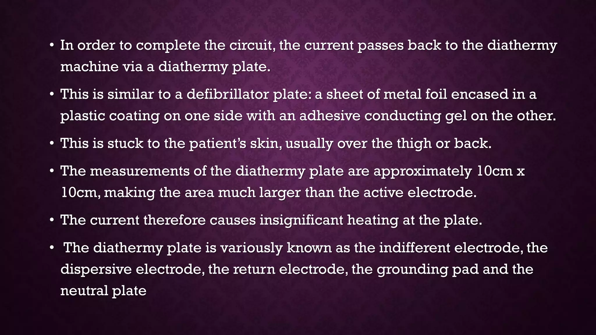 Diathermy - Electrocautery | PDF