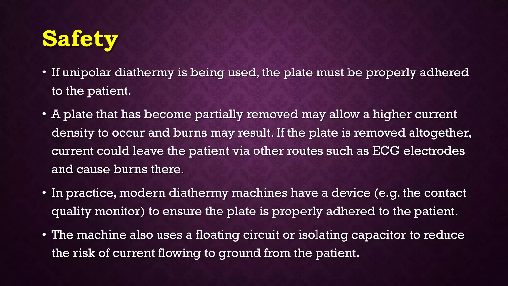 Diathermy - Electrocautery | PDF