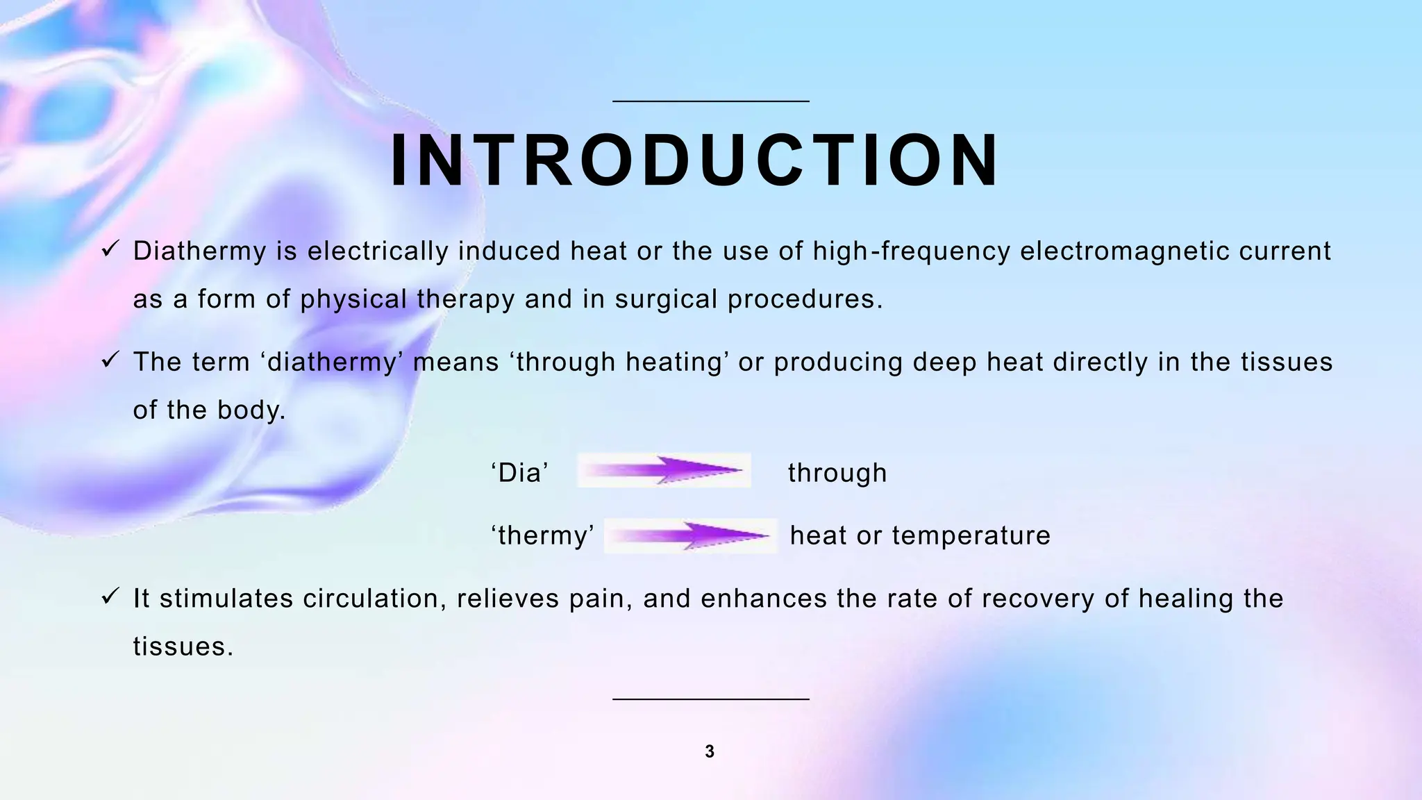 DIATHERMY- Diagnostic and therapeutic equipment | PDF