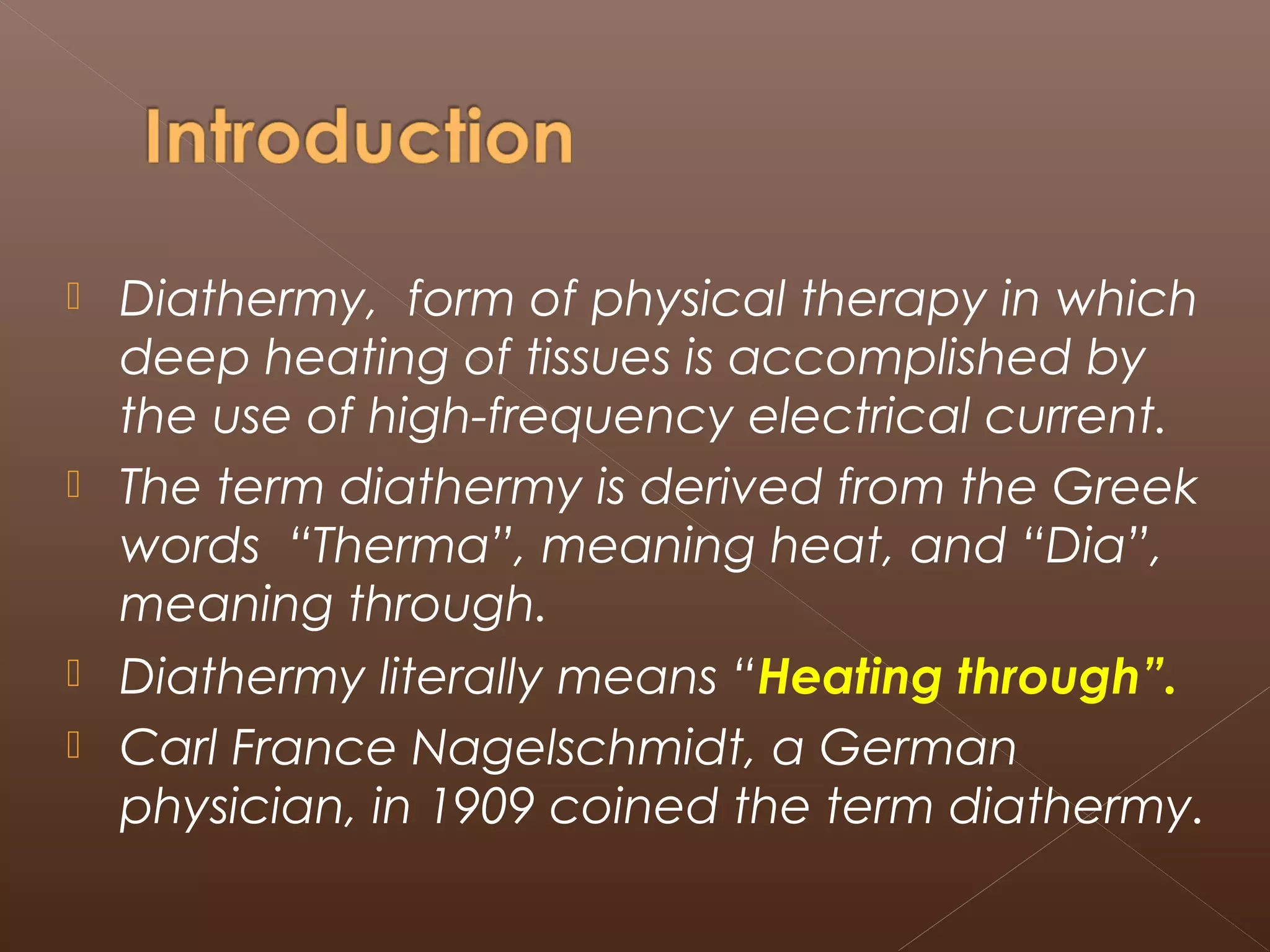 Diathermy in Surgery | PPT