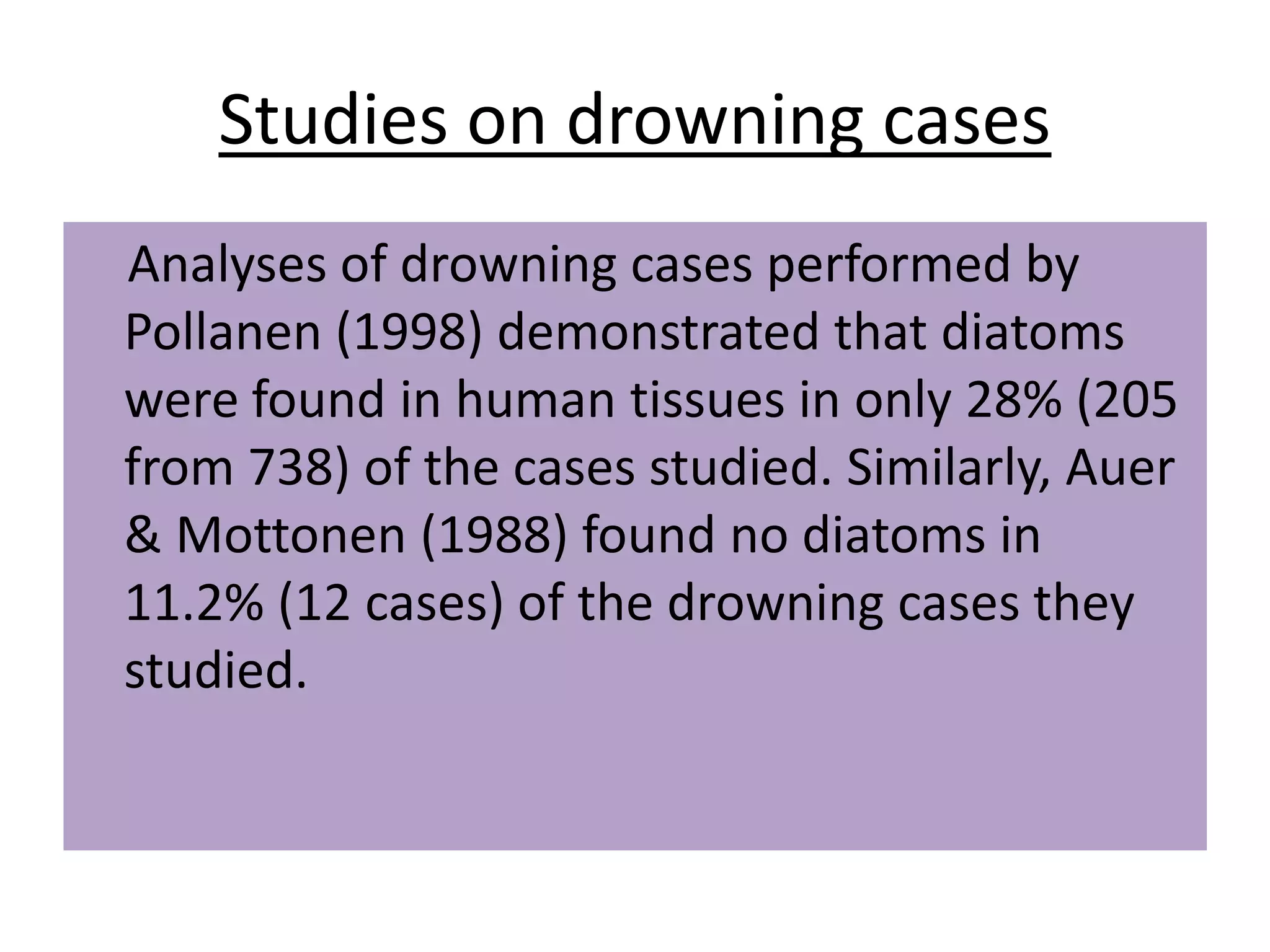 Diatoms in forensic science | PPTX