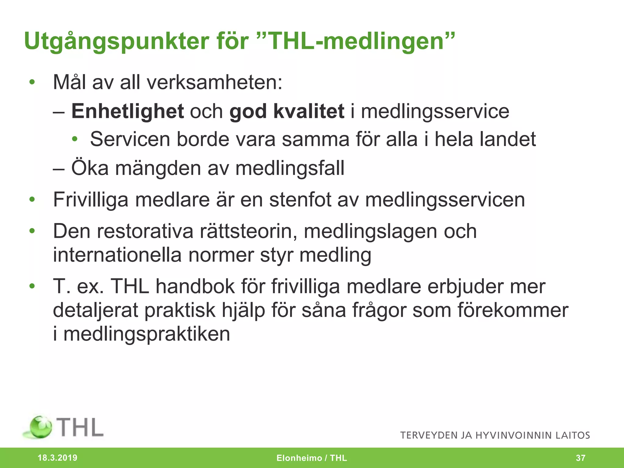Introduktion till medling | PPTX
