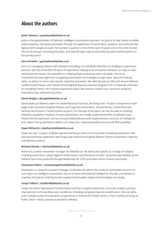 Automation with intelligence by Deloitte | PDF