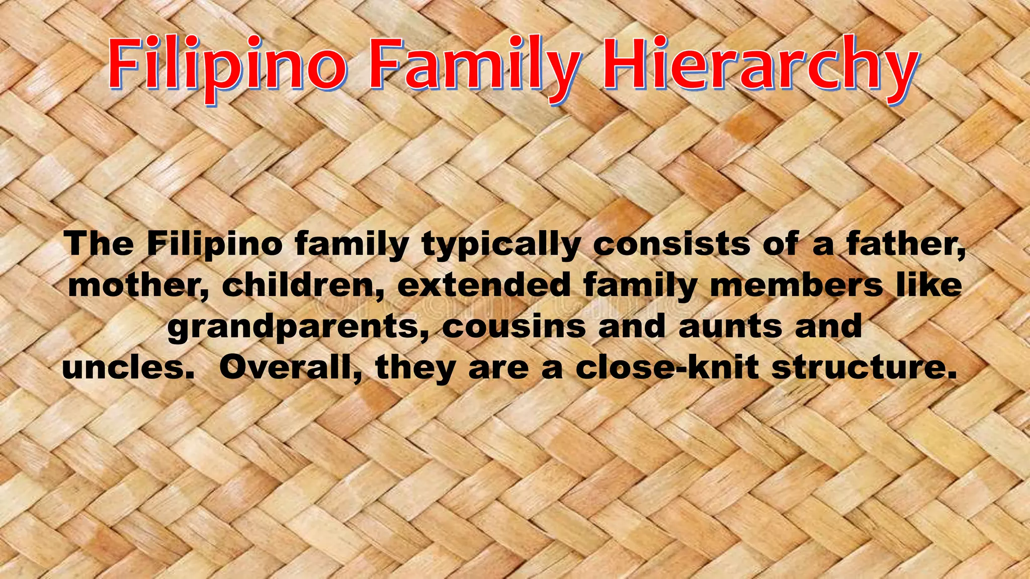 The Filipino Family | PPTX