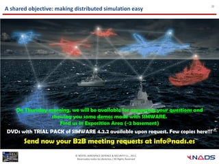 Innovating in simulation architectures for Naval Warfare Training ...