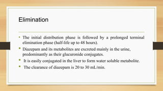 diazepam. sedatives and anxiolytics Benzodiazepines | PPTX