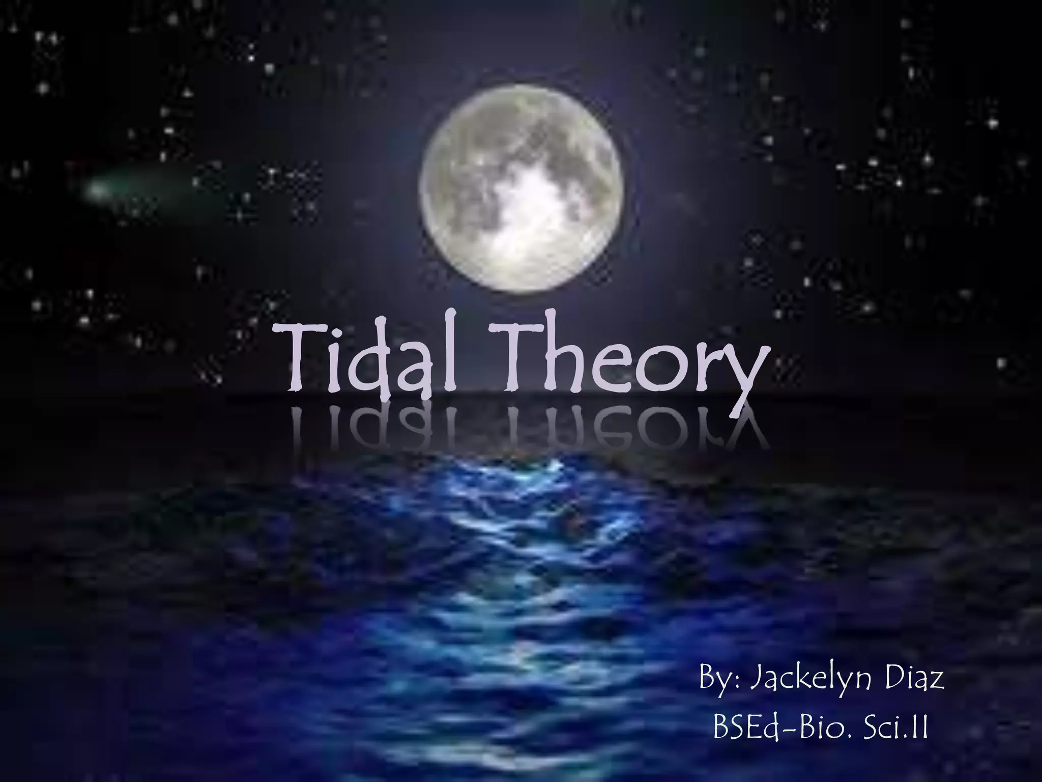 Tidal Theory | PPTX