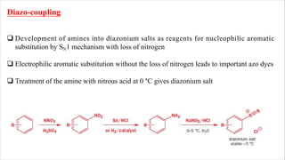 Diazo coupling, formylation,carboxylation | PDF
