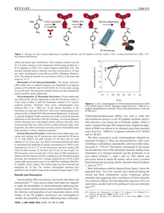 Diazonium Protein... Corgier Et Al. | PDF