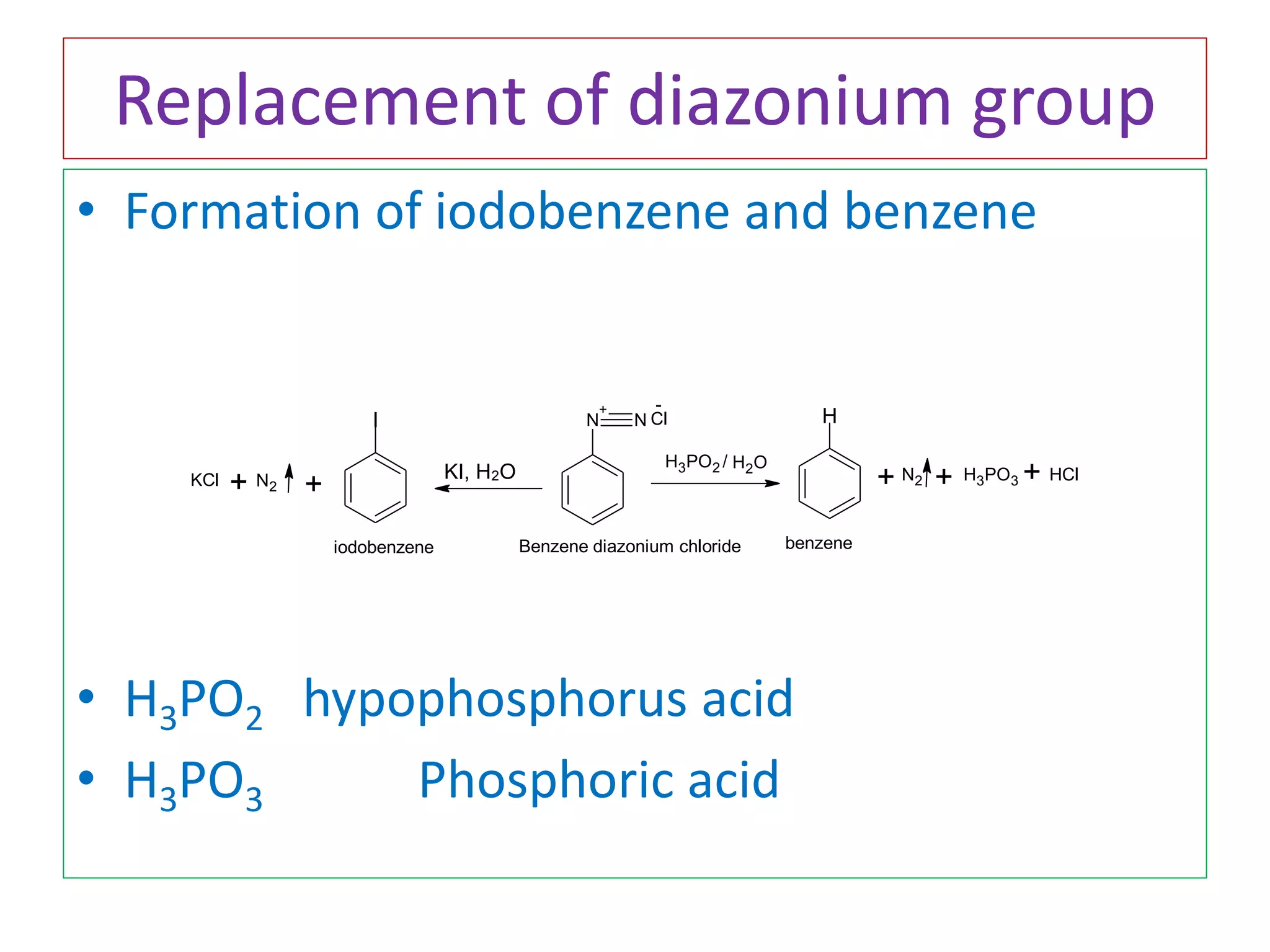 Diazonium salts | PPTX