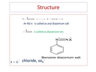 Diazonium salts | PPTX