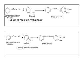 Diazotisation and coupling reaction | PPTX
