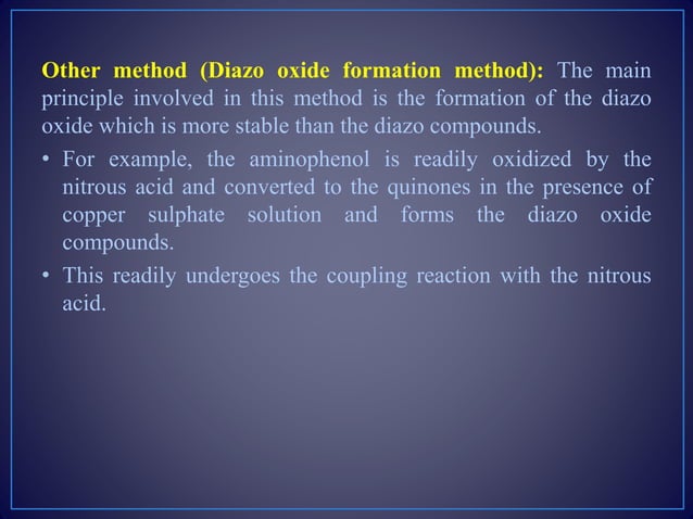 Diazotization titrations | PPTX