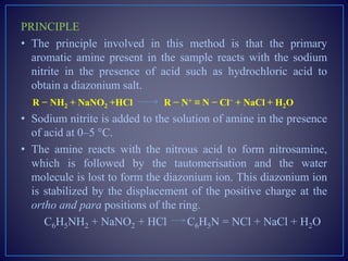 Diazotization titrations | PPTX