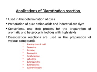 DIAZOTIZATION TITRATION, Pharmaceutical analysis | PPTX