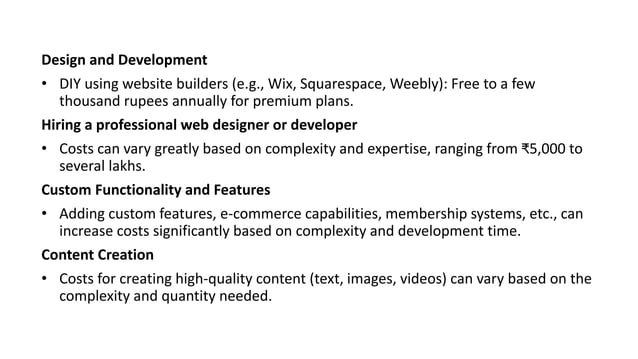 CREATING A NEW SIMPLE BUSINESS WEBSITE | PPT