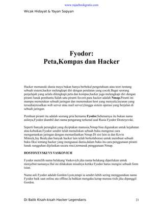 Dibalik kisah hacker legendaris dunia | PDF