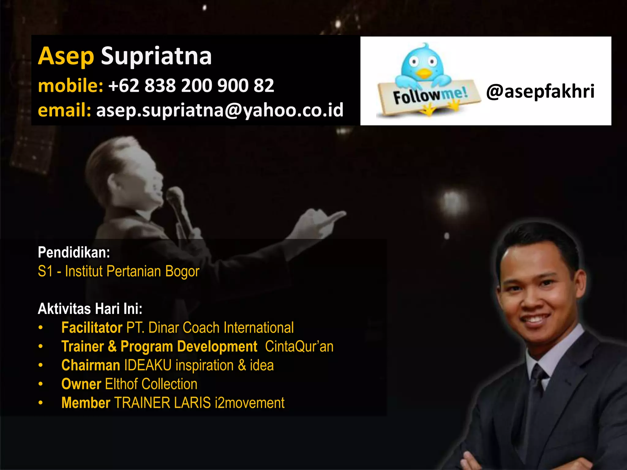 Di balik ujian ada berkah by Asep Supriatna @asepfakhri | PPTX